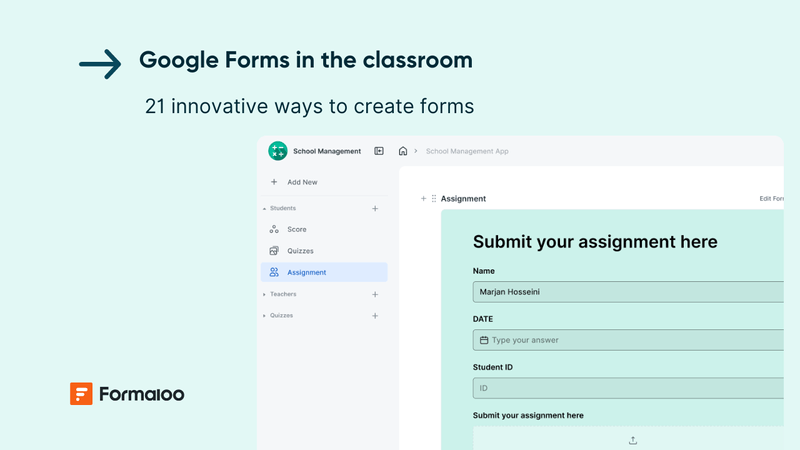 Google Forms in the classroom: 21 innovative ways to create forms - Formaloo